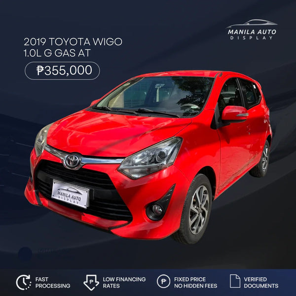 2019 TOYOTA WIGO 1.0G AUTOMATIC TRANSMISSION - Secondhand Vehicles for ...